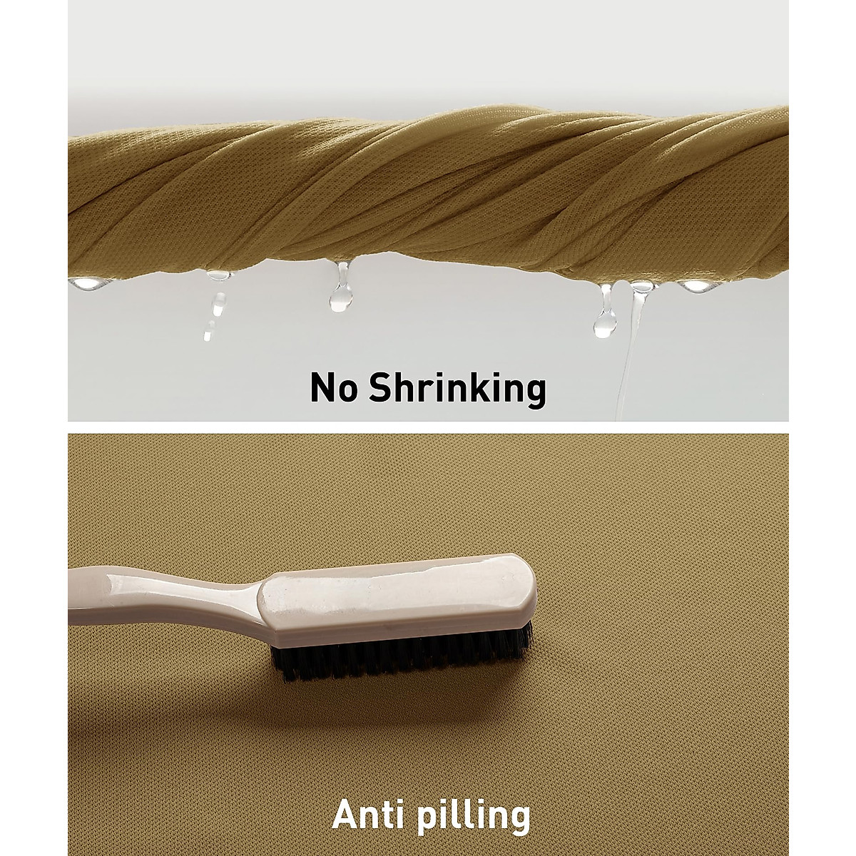 ZITY Mens Polo Shirt Short Sleeve Sports Tactical T-Shirt Athletic Golf Polos Daily Casual Stylish Collared Shirts for Men Khaki Medium