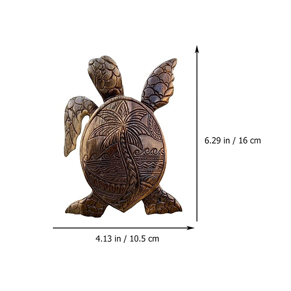 Resin Turtle Figurines Tabletop Animal Decorations Sea Turtle Statues Toys for Fairy Garden Supplies Desktop Centerpieces