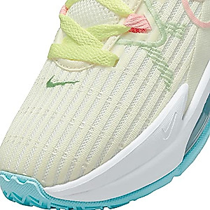 Nike Lebron Witness VI (Big Kid) Coconut Milk/Polarized Blue/Vapor Green 4 Big Kid M