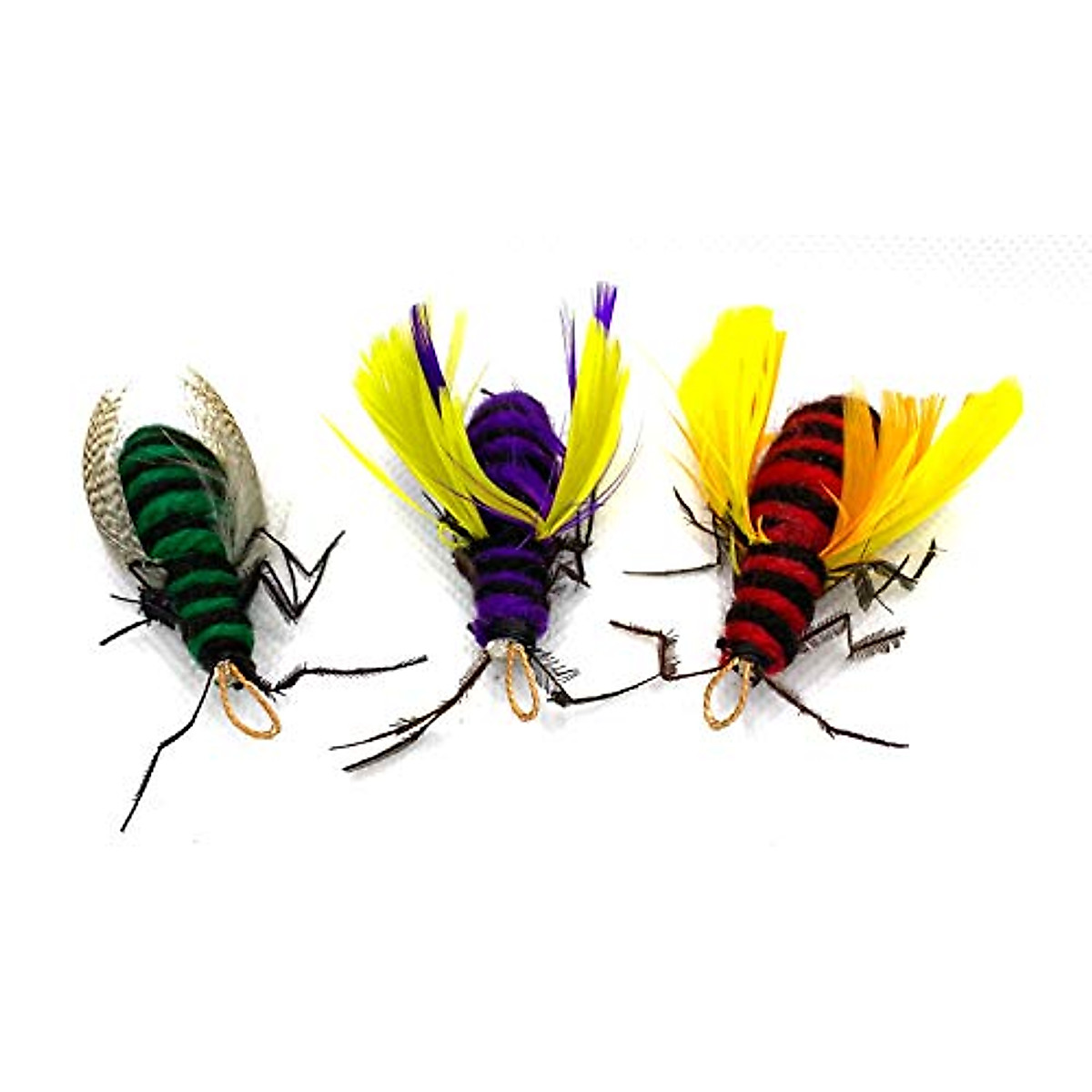 Litterboy Colored Flies Attachment - 3 Pack - Fits Popular Wand Toys