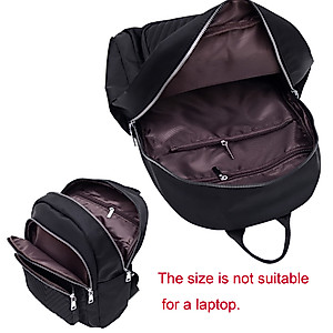 BMVMB Women Backpack Nylon Shoulder Bag Casual Lightweight Backpacks Rucksack Daypack for Women Girl