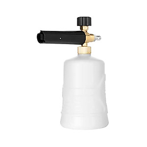 Active Premium Foam Cannon for Pressure Washers - Thick Soap Dispenser with 1/4" Quick Connect (Brass Head)