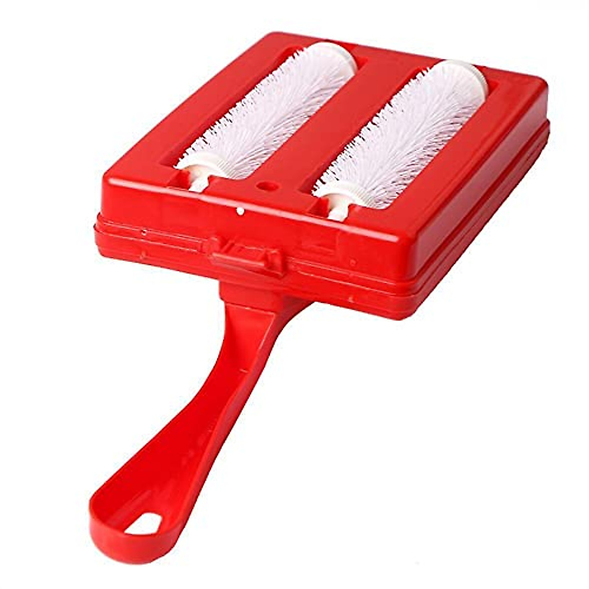1 PCS Handheld Carpet Table Sweeper Crumb Dirt Fur Brush Cleaner Roller Collector Double Roller Cleaner Home Cleaning Accessories (Color Random)