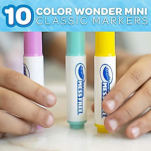Crayola Color Wonder Markers, Mess Free Coloring, 10 Count, Gift for Kids, Age 3, 4, 5, 6