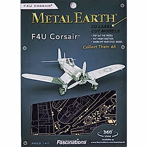 Metal Earth F4U Corsair 3D Metal Model Kit Fascinations