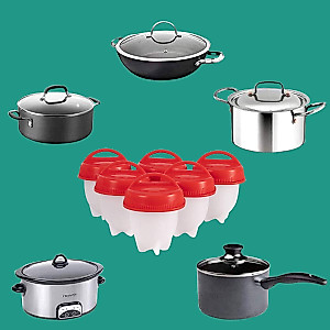 Silicone Egg Cooker, Hard Boiled Egg Maker 6 Pieces Silicone Egg Poachers, Boiled Egg Cooker without Shell, BPA Free Non-Stick Egg Poacher, Fast Poaching Egg Cooker for Hard Boiled Eggs