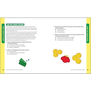 Investing for Kids Activity Book: 65 Activities about Saving, Investing, and Growing Your Money