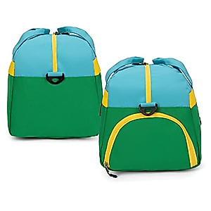 HawLander Kids Duffle Bag for Boys or Girls, Fit School Practice, or Overnight Travel (Green)