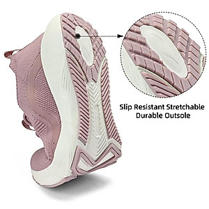 ZOOMCO Women's Walking Sneakers Running Shoes Slip On Workout Lightweight Tennis Memory Foam Shoes for Gym Sport Travel