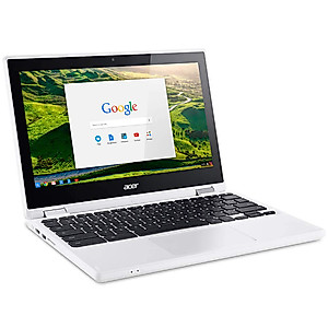 Acer - R 11 2-in-1 11.6" Touch-Screen Chromebook - CB5-132T-C9KK - Intel Quad-Core Celeron N3160 - 4GB Memory - 32GB eMMC Flash Memory - White