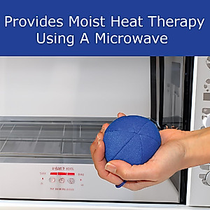 Bed Buddy Stress Ball and Grip Strength Trainer - Stress Relief Toy and Hand Grip Strengthener, Microwavable for Heat Therapy