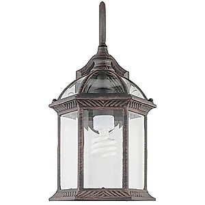 Hampton Bay 7072-2RT Twin Pack 1-Light Weathered Bronze Outdoor Lantern