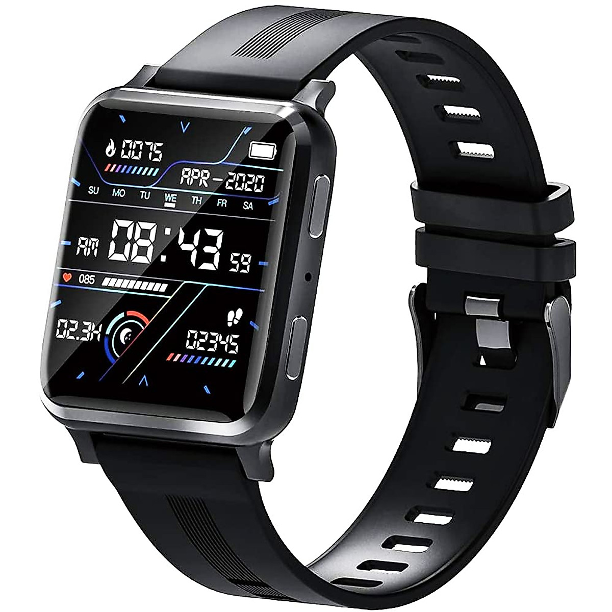 Smart Watch with Call, 2023 Smartwatch for Android Phones/iPhone (30D+ Standby,Music Storage/Player) IP67 Waterproof Fitness Tracker, AMOLED Full-Touch Screen Smartwatch with Heart Rate/Sleep Monitor