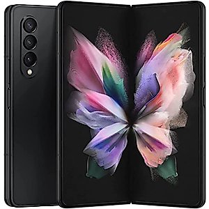 SAMSUNG Galaxy Z Fold 3 5G 256GB T-Mobile Android Cell Phone, 2-in-1 Smartphone Tablet (Phantom Black)