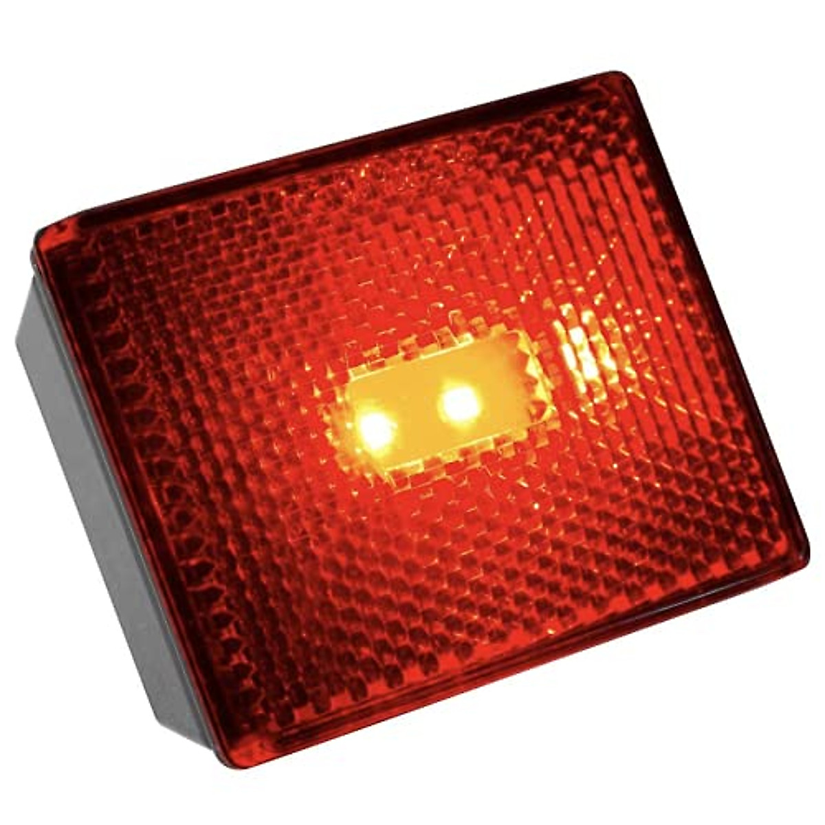 Lumitronics RV Reflector/Clearance LED Marker Light with Stud Mount (Red)