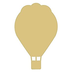 Hot Air Balloon Cutout Unfinished Wood Balloon Race Derby Balloon Glow Door Hanger MDF Shape Canvas Style 1