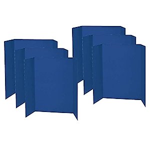 Pacon® Presentation Board, Blue, Single Wall, 48" x 36", 6 Pack
