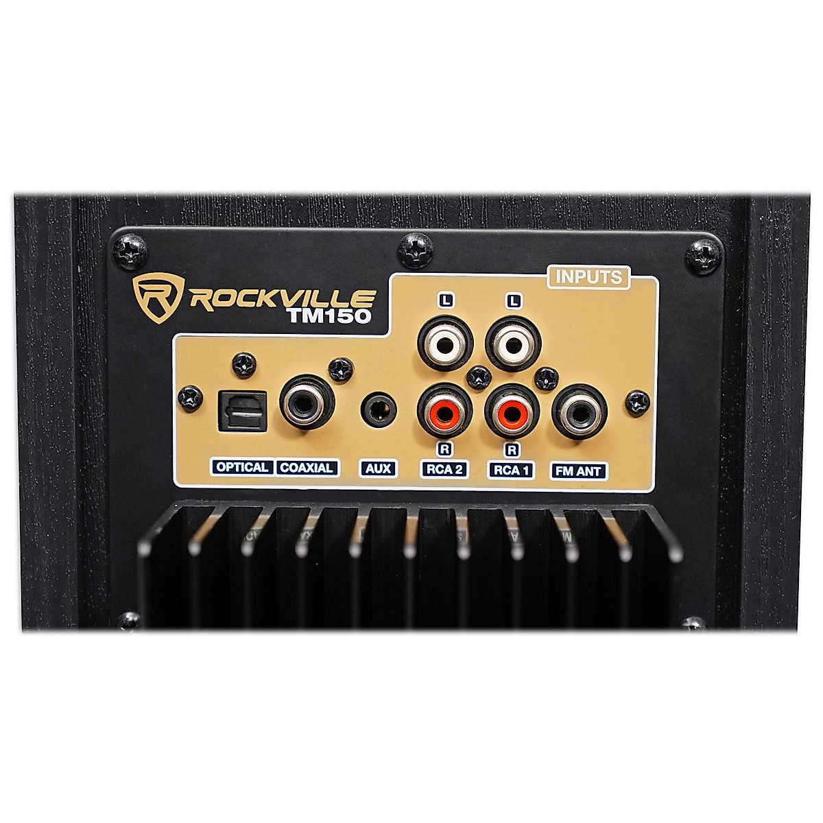 Rockville TM150B Black Home Theater System Tower Speakers 10" Sub/Bluetooth/USB