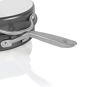 TECHEF - Frittata and Omelette Pan, Double Sided Folding Egg Pan, Made in Korea (PFOA Free) (Black)