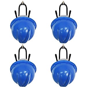 YYST Hard Hat Rack Hard Hat Holder Storage Hanger - No Hard Hat -4/PK-Screws Included