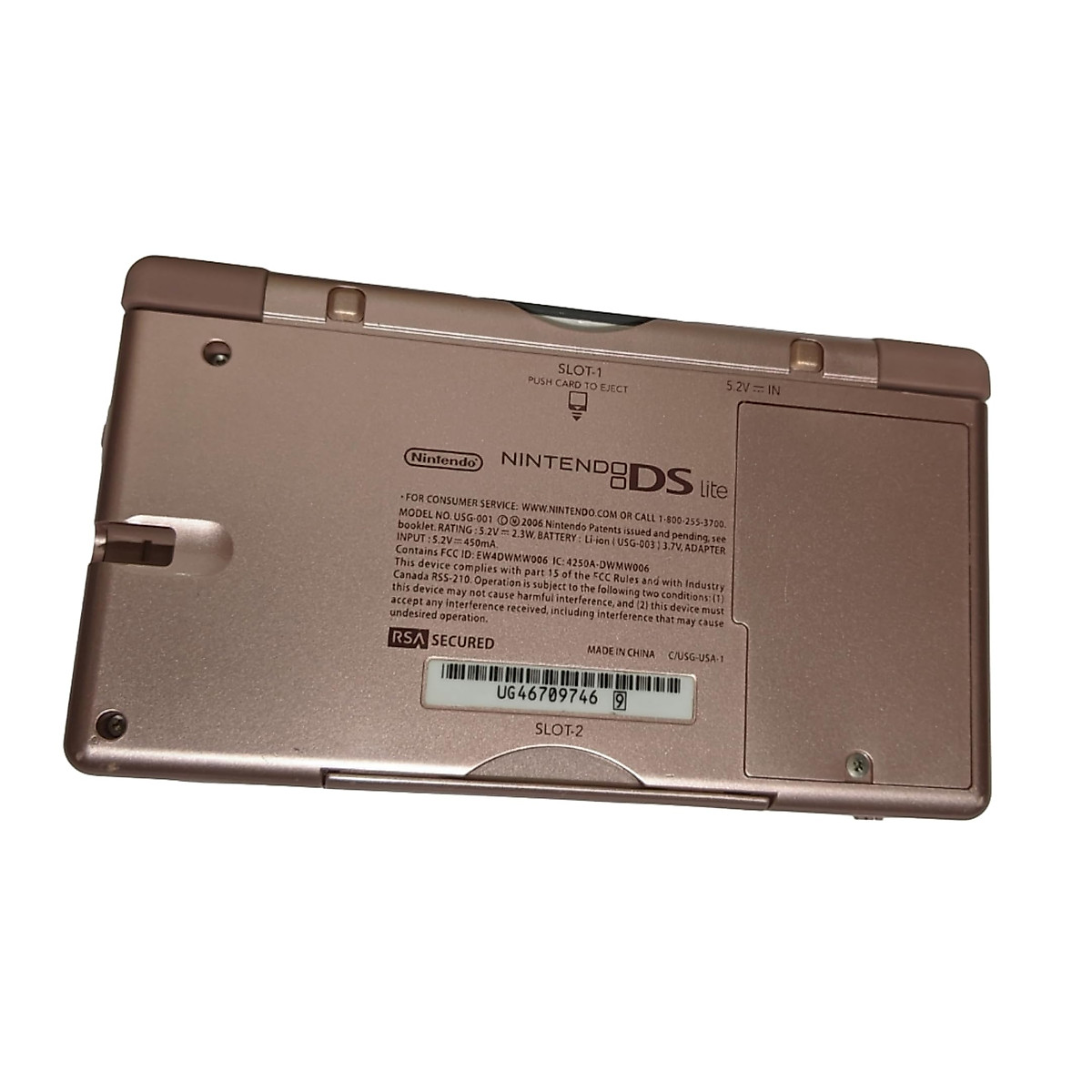 Nintendo DS Lite Metallic Rose with Nintendogs Best Friends (NDS Pink Bundle)