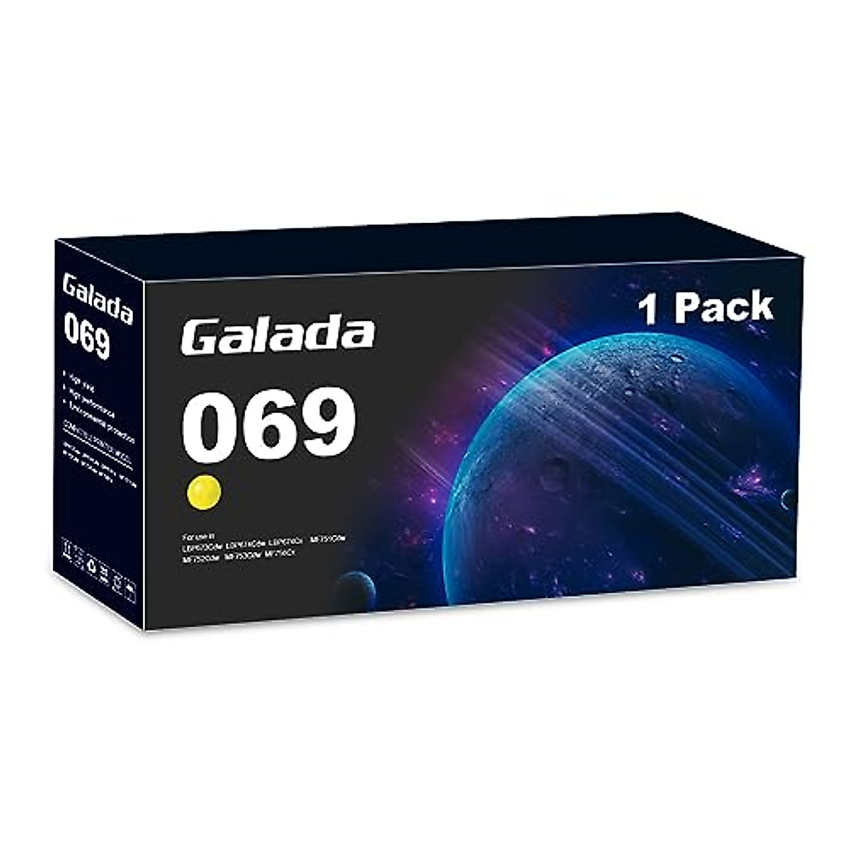 (with Chip) 069 Toner Cartridge Replacement for Canon 069 CRG069 CRG069 H CRG-069 H for imageCLASS MF753Cdw MF751Cdw LBP674Cdw Printer (Yellow 1 Pack)