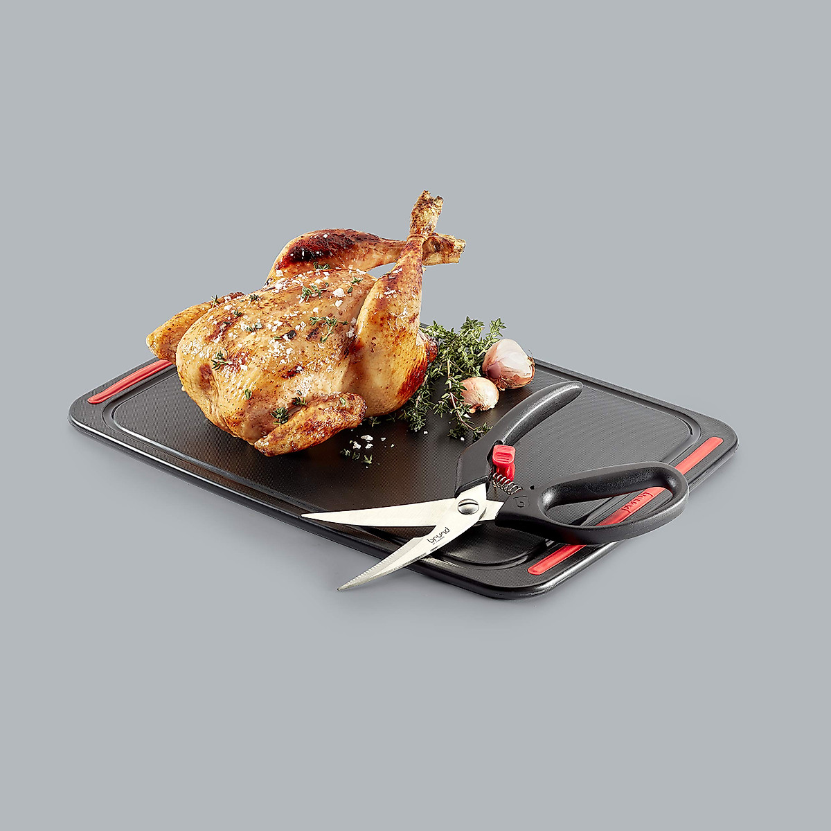 Brund Easycut Cutting Board, 36 x 26cm, Black