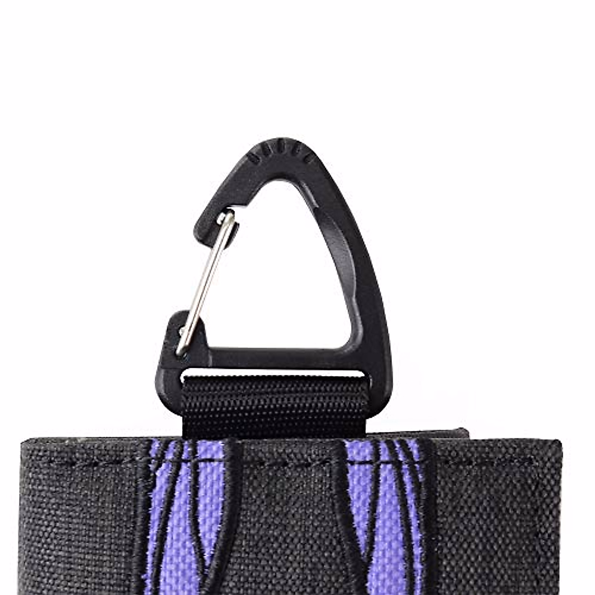 Miss Sapato Women's Tri-Fold Wallet, Mini with Carabiner, RADIO EVA, Red