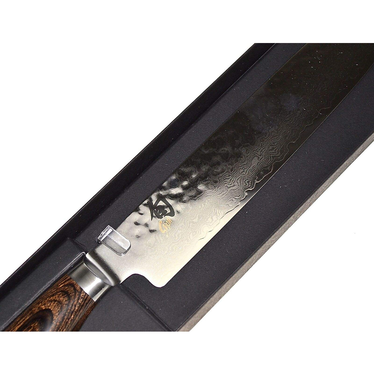 Shun TDM0704 Cutlery Premier Slicing 9.5", Hammered TSUCHIME Finish, Long, Thin Blade, Allows for Cleaner Preserve Juices and Flavor, Ideal Meat Cutting Knife, 9-1/2-Inch, Silver