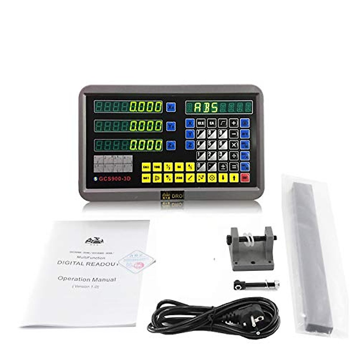 2/3 Axis Digital Readout and TTL Precision Linear Glass Scale DRO Encoder for Milling Lathe,Note: Display and Scales Sold Separately,pls Select the Size options!(3 Axis Digital Readout Display ONLY)