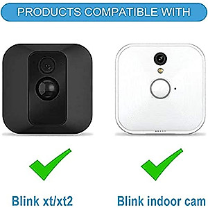 Blink XT / XT2 Camera Mount, 360 Degree Adjustable Indoor/Outdoor Wall Mount Bracket for Blink Home Security System Black 3 Pack