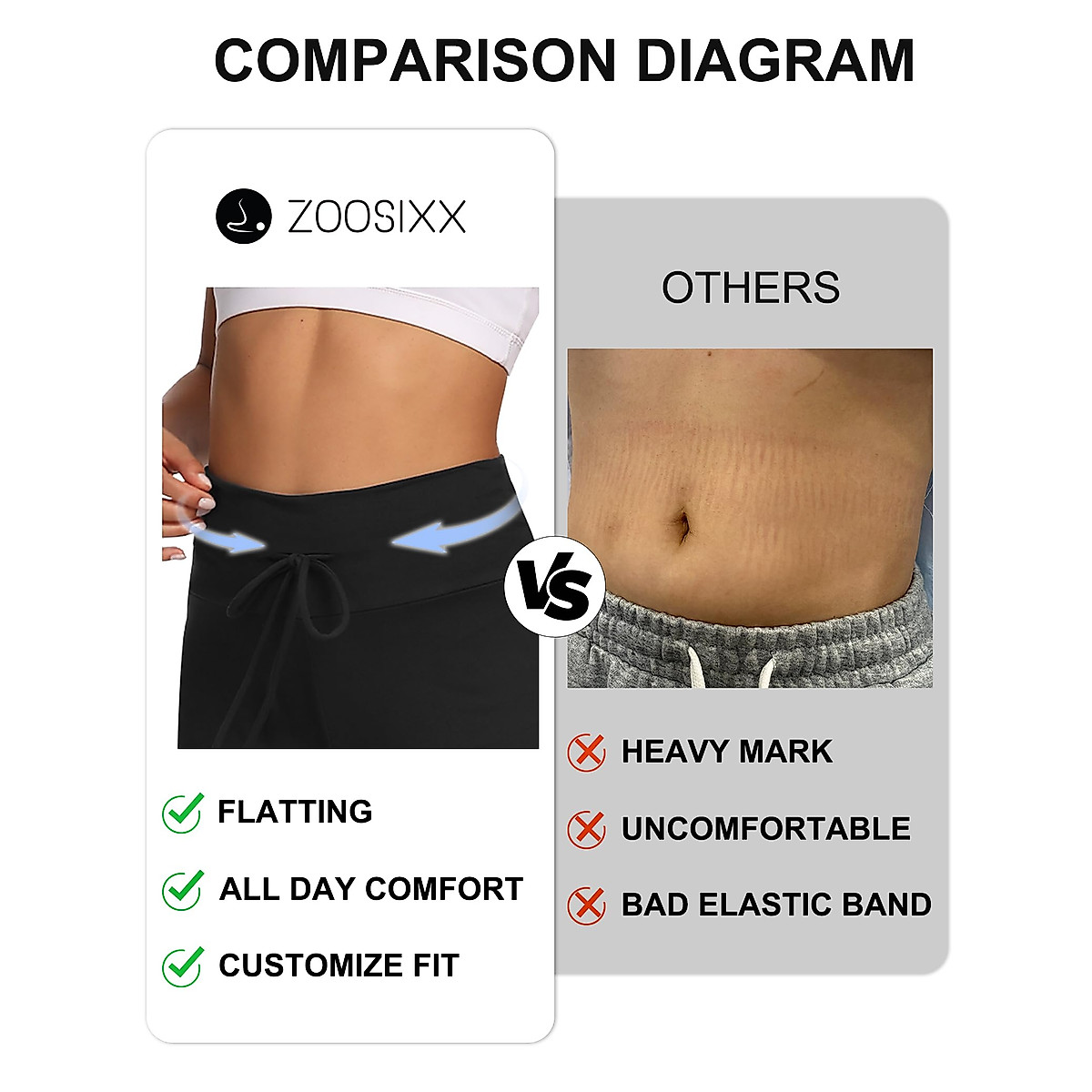 ZOOSIXX Women's Buttery Soft Pajama Pants | Floral Print Drawstring Casual Palazzo Lounge Pants Wide Leg | For All Seasons (B-sky Blue 2, Large)