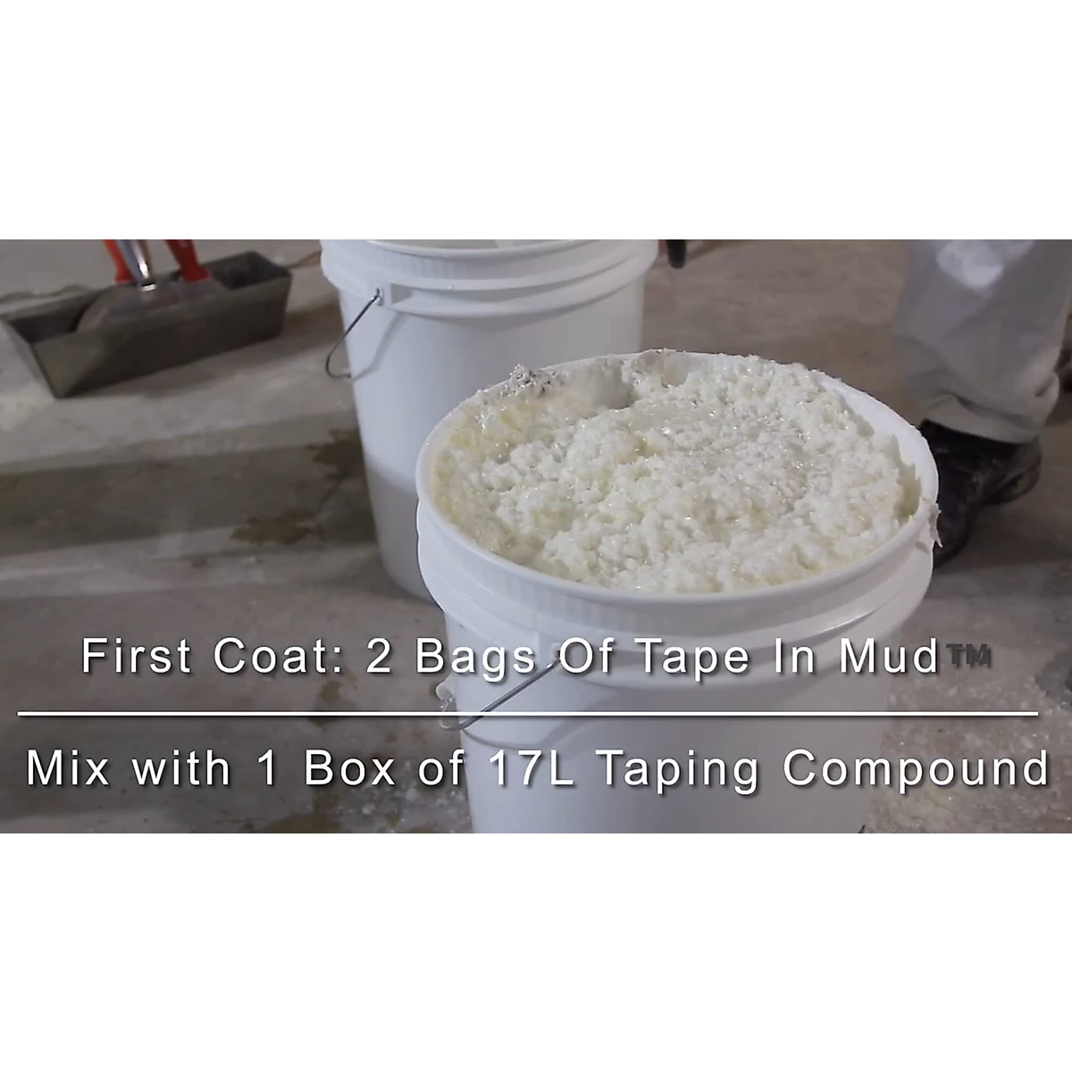 Liagle Tape in Mud™ - Drywall Tape Alternative Tapeless Drywall Finishing- Finish Drywall Joints Without Tape-Save 40% of Labor - Fibre Reinforcement additive 2 Bags/Pack