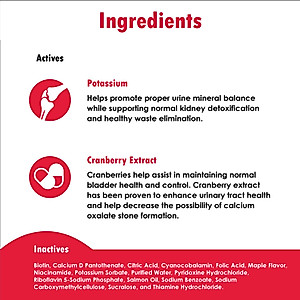 K-Plus Potassium Gluconate Renal Gel Plus Cranberry and EPA for Dogs and Cats - Veterinarian Approved Renal Supplement - Supports Potassium Balance - (6 Pack, Gel)