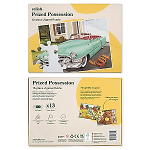 Relish Large Piece Puzzles for Seniors, 13 Piece Prized Possession Jigsaw Puzzle, Dementia Products for Elderly