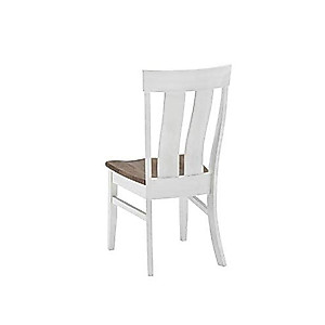 Carol's Inspirations 7 Piece Solid Maple Wood Dining Room Set | Full Kitchen Table Set with Table and 6 Chairs | 38” x 64” Rustic Rectangle Table with Eased Edge and Distressing | Handmade in USA