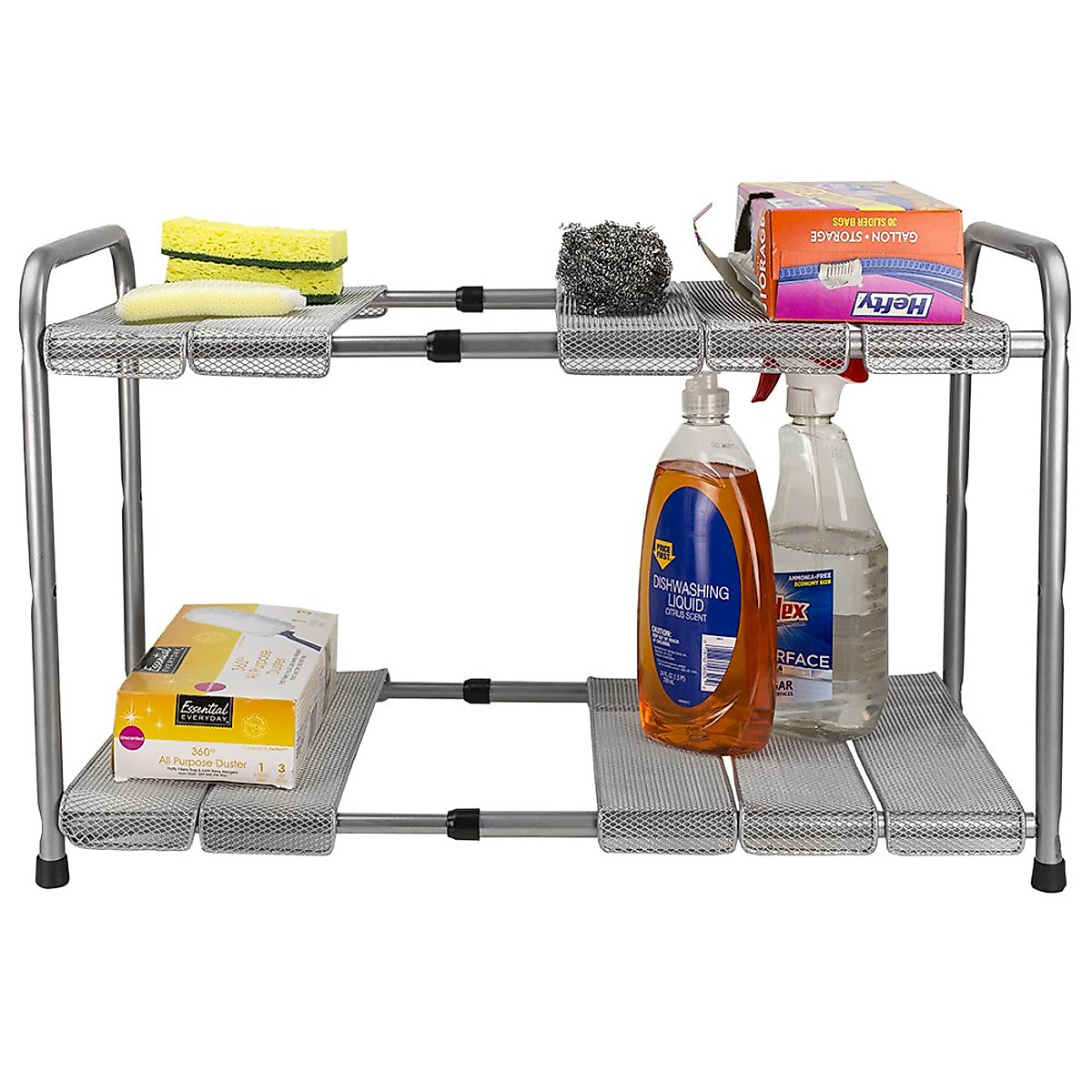 Home Basics FBA_SS44284 2 Tier Expandable/Adjustable U