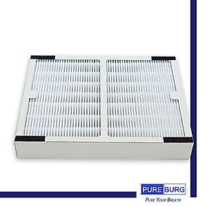 PUREBURG IAF-H-100A True HEPA Replacement Filter Kit Compatible with Idylis IAF-H-100A AC-2119 IAPC-10-140 IAP-10-100 IAP-10-150 Air Purifiers, H13 Activated carbon Pre-Filter Air Clean Dust VOCs