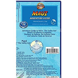 Maui Hawaii Adventure Guide Franko Maps Waterproof Map