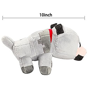 10 Inch Wolf Plush Toys, Craft Wolf Plush Hot Game Character Stuffed Toy Wolf Plush Stuffed Animal Toys for Game Fans Gift Toys