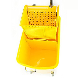 RK Safety RKMB Commercial Mop Bucket Combo-24QT -Yellow