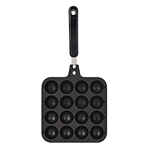 Jeffergarden Octopus Meatballs Baking Sheet Non-Stick Takoyaki Grill Pan Plate Cooking Baking Tray