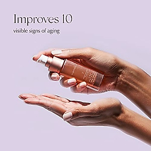 EXUVIANCE AGE REVERSE Total Correct + Sculpt Hydrating Antiaging Face Serum with Vitamin C, For fine lines and wrinkles, 1 fl. oz.