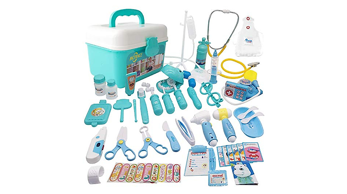 MCFANCE 48-Piece Pretend Play Doctor Kit for Kids