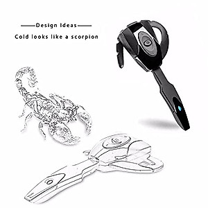 #KJSSt8 Mini Sport Earphone Bluetooth5 0 Wireless Headset Handfree Ear Hook Mic