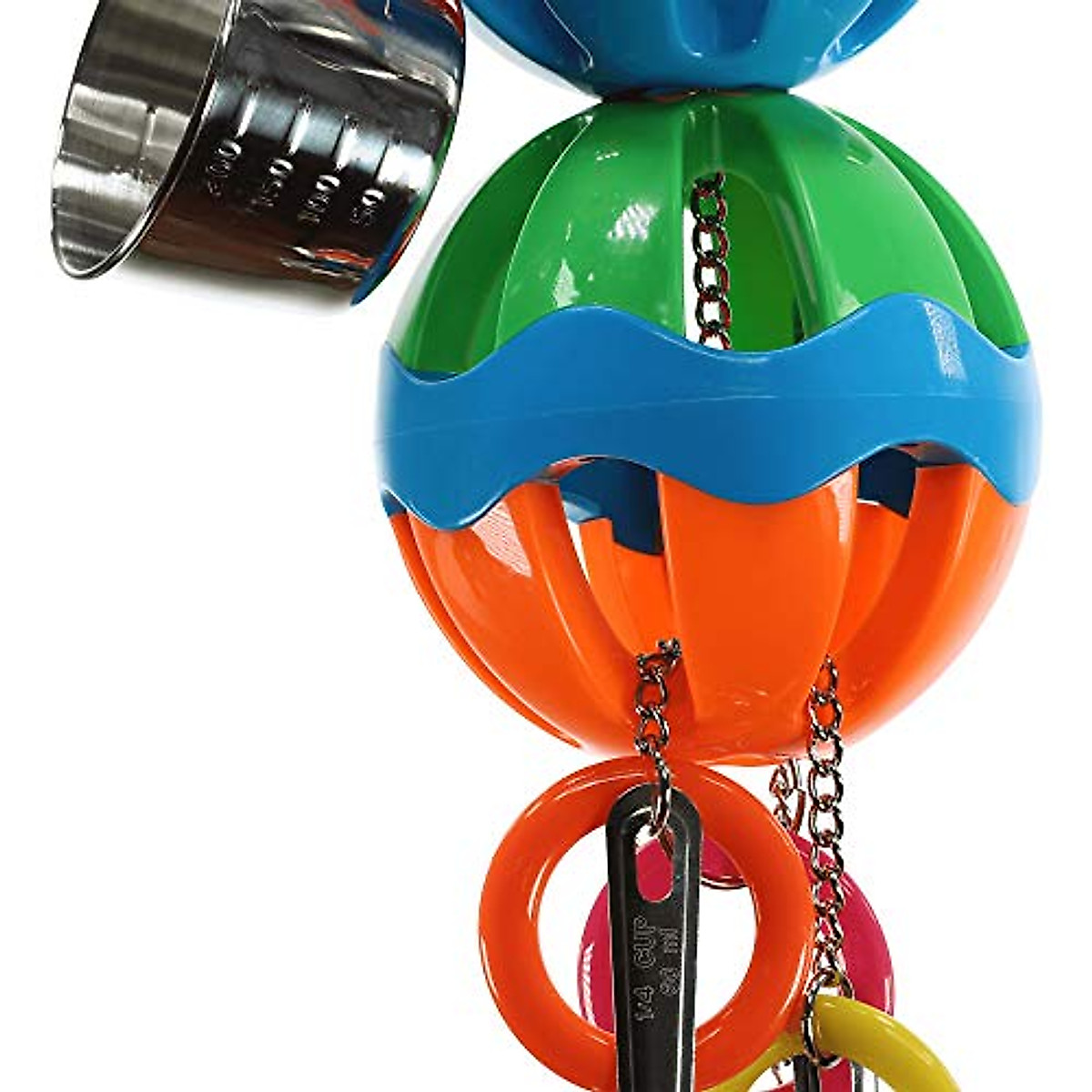 Bonka Bird Toys 1429 Huge Triple Tuff Pot Bird Toy