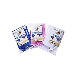 CHIL Bath Toy Organizer with 3 Strong Suction Cups Mounted Bath/Shower Caddy Storage Solution Bath Toy Storage Net & Bathroom Corner Shower Caddy Bag Bathroom Storage Bag