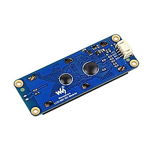 LCD1602 Display Module for Raspberry Pi 4B+ 4B 3B+ 3B 2B+ Zero W WH Pico Jetson Nano ESP32 Ardui...I2C Display Module 3.3V/5V 16x2 Characters White Color Blue Background