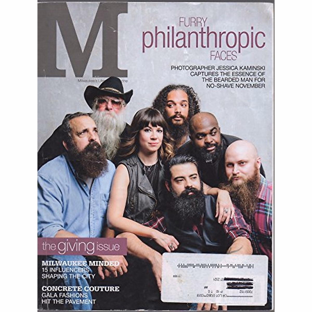 M: Milwaukee's Lifestyle Magazine, vol. 19, no. 12 (November 2015) (The Giving Issue) (Furry Philanthropic Faces; Concrete Couture)