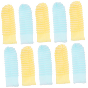 Didiseaon 20 Pcs Pet Toothbrush Gloves Chewy Dog Toothbrush Cat Toothbrushes for Indoor Cats Chew Brush for Dogs